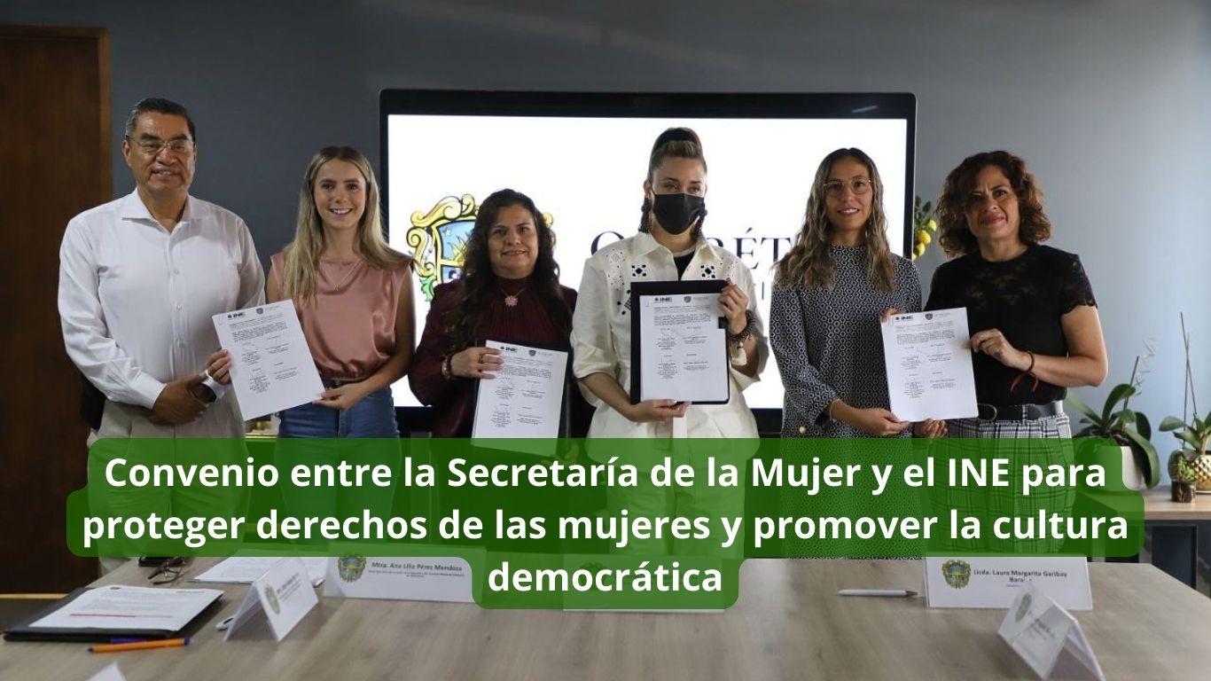 N79news • Convenio entre la Secretaría de la Mujer y el INE para ...