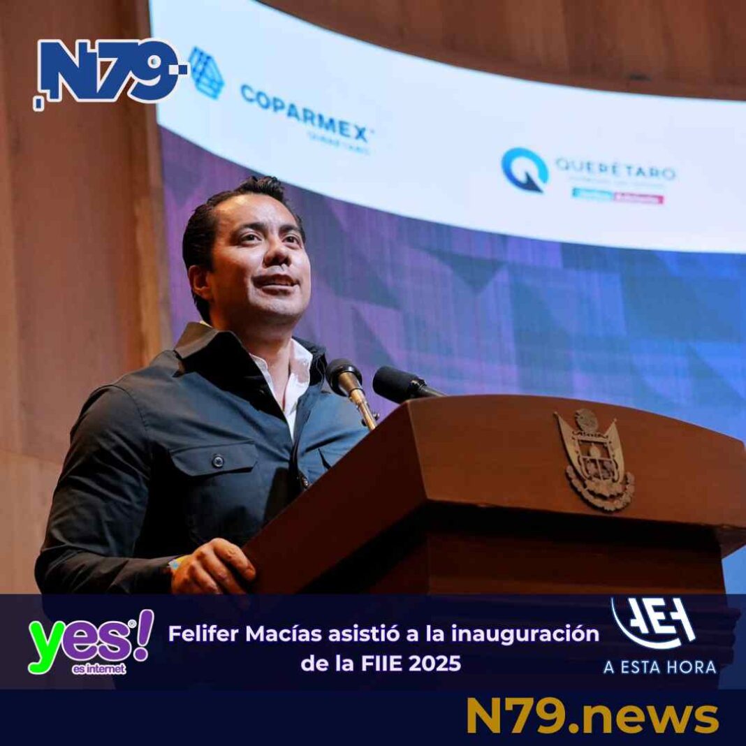 Felifer Macías asistió a la inauguración de la FIIE 2025