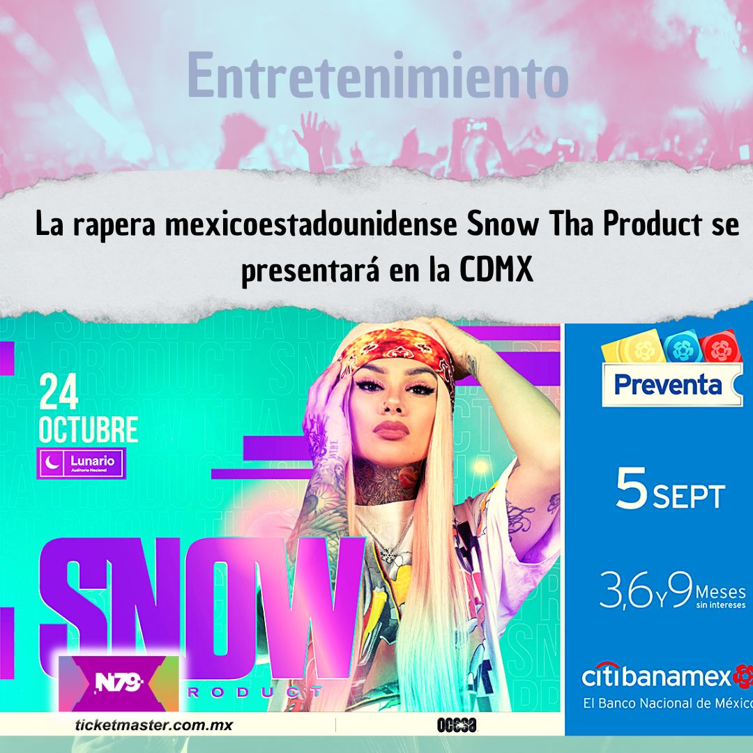 N79news • La rapera mexicoestadounidense Snow Tha Product se presentará ...