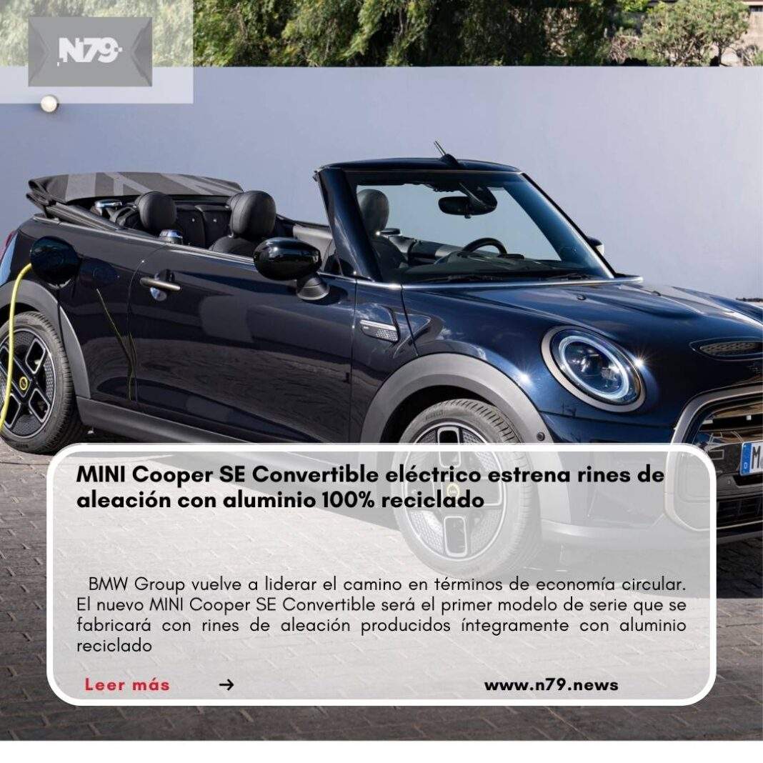 N79news • MINI Cooper SE Convertible eléctrico estrena rines de ...