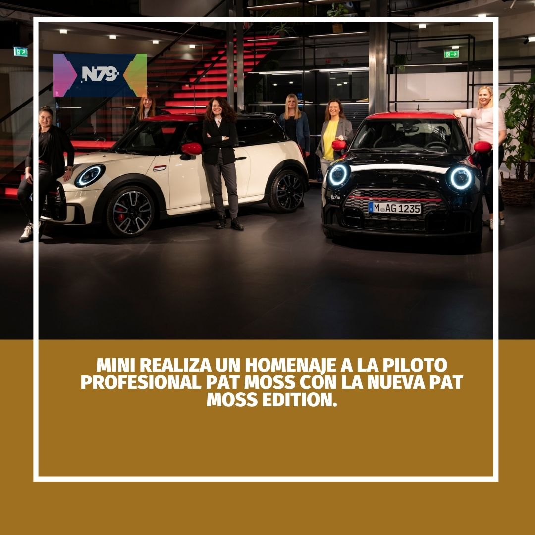 N79news • MINI realiza un homenaje a la piloto profesional Pat Moss con ...