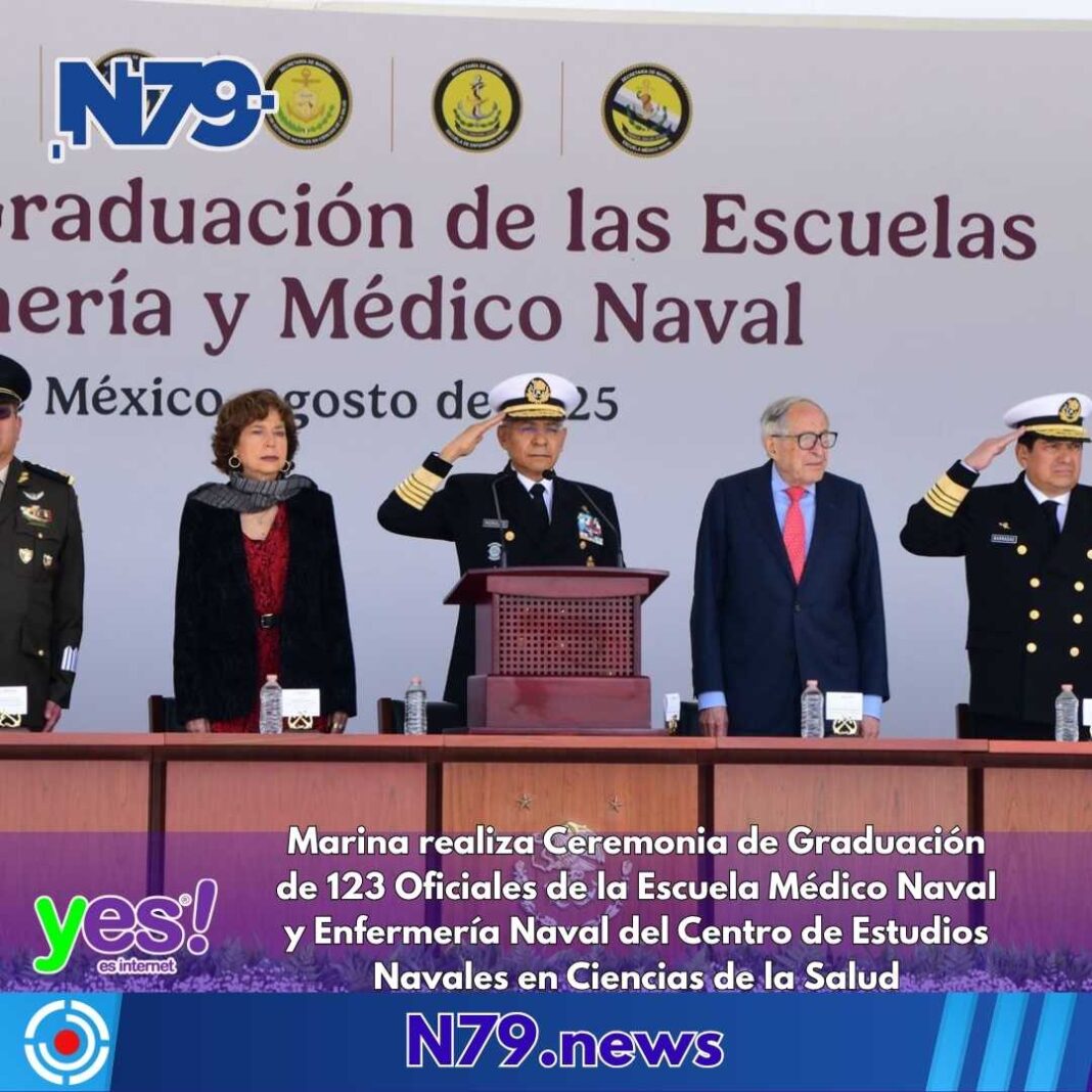 Marina realiza Ceremonia de Graduación de 123 Oficiales d