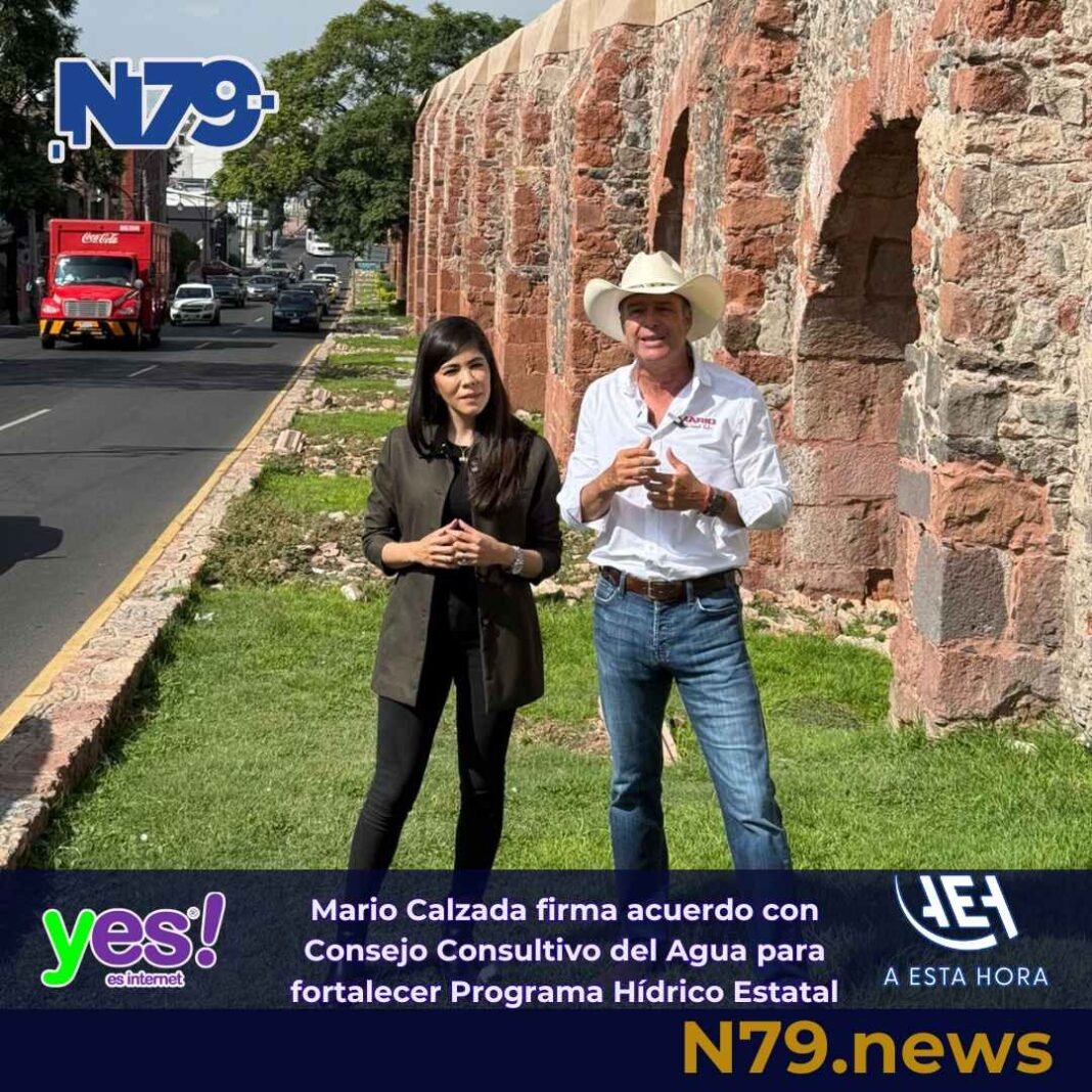 Mario Calzada firma acuerdo con Consejo Consultivo del Agua