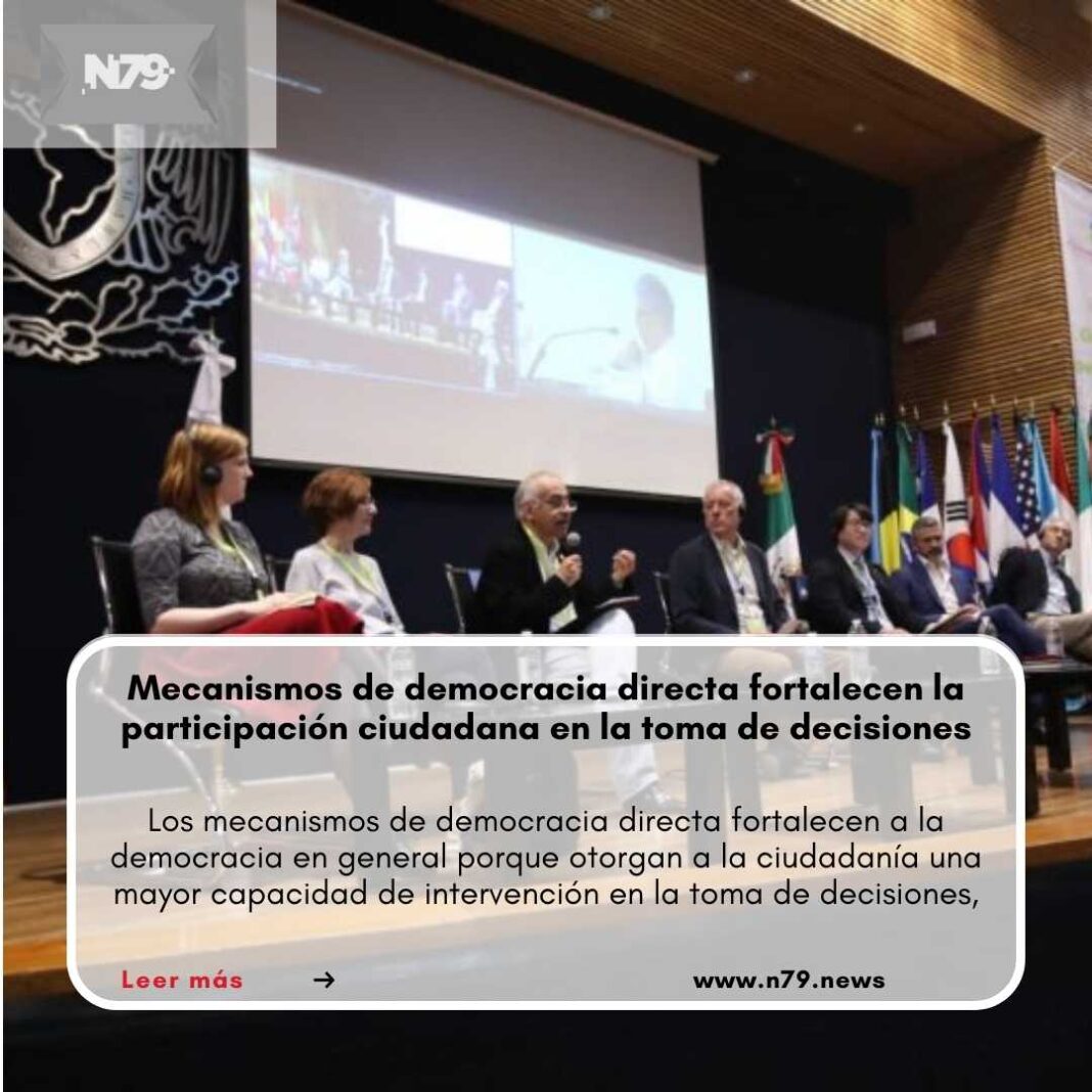 Mecanismos de democracia directa fortalecen la participación ciudadana ...