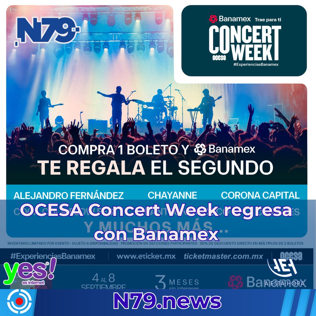 OCESA Concert Week regresa con Banamex