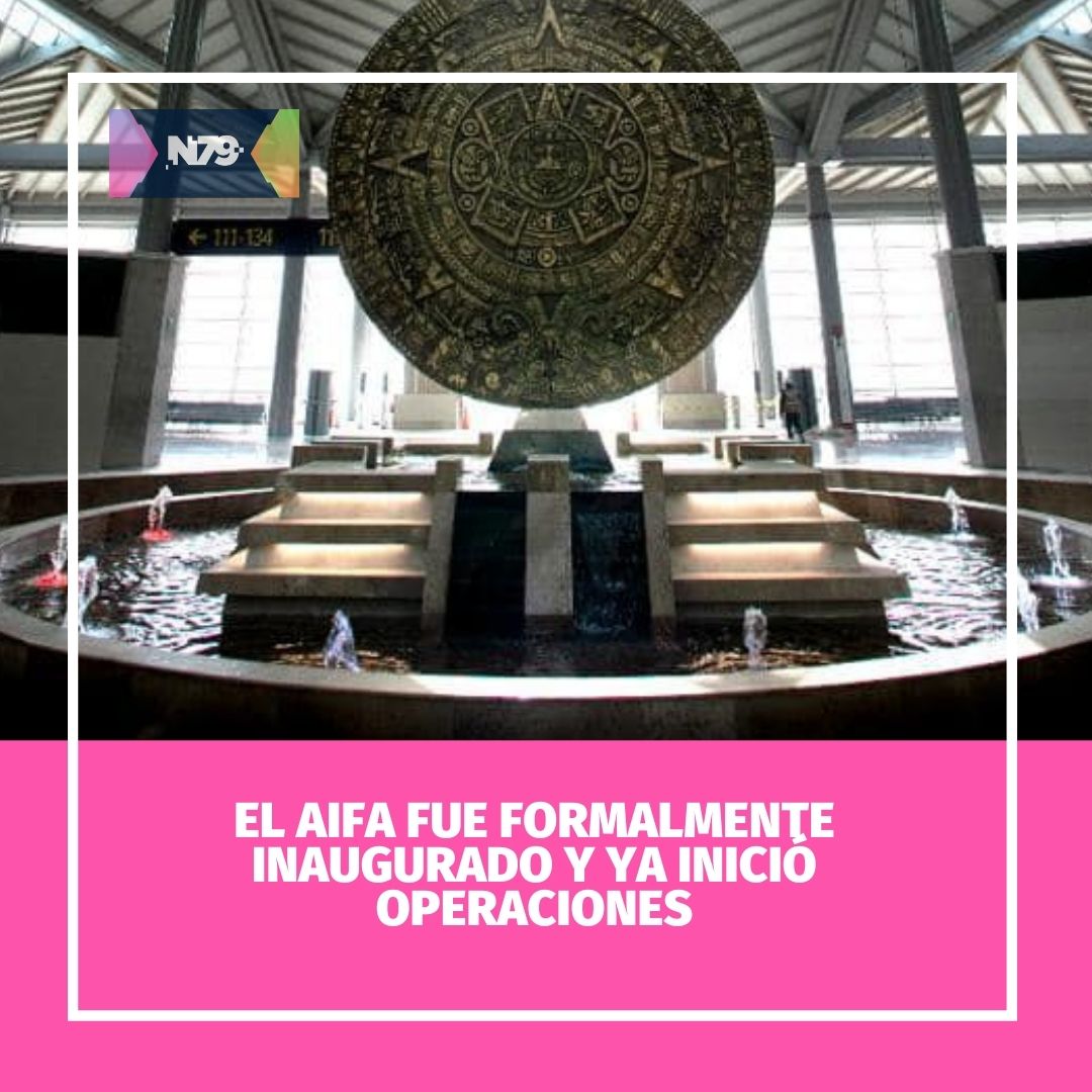 El AIFA fue formalmente inaugurado y ya inició operaciones