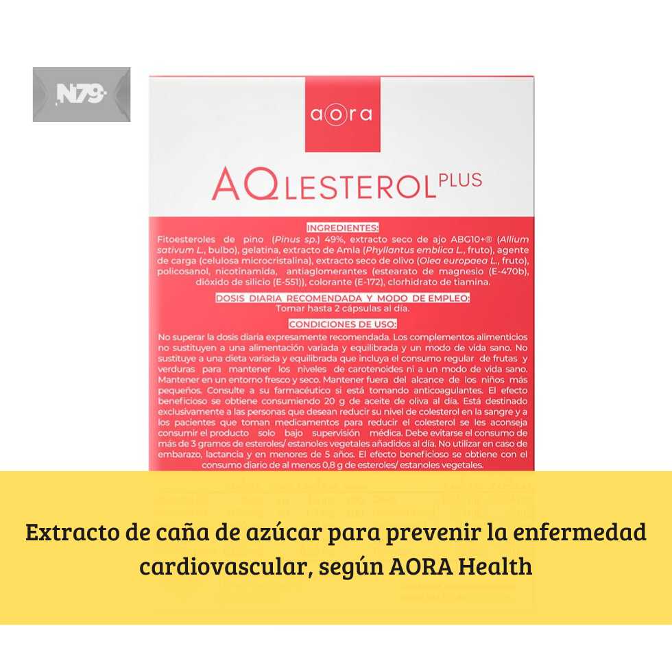 Extracto de caña de azúcar para prevenir la enfermedad cardiovascular ...